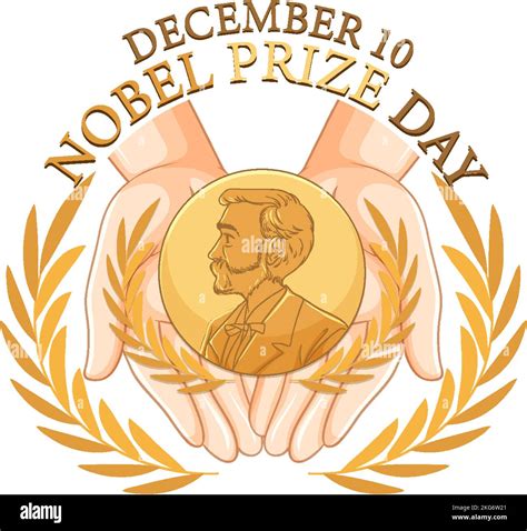 Nobel Prize Day Banner Design Illustration Stock Vector Image Art Alamy