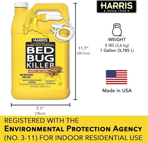 Harris Bed Bug Killer Odorless Liquid Spray Barbados Ubuy