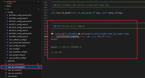 How To Set Atflowcontrol At Initialization In Codeless Bluetooth