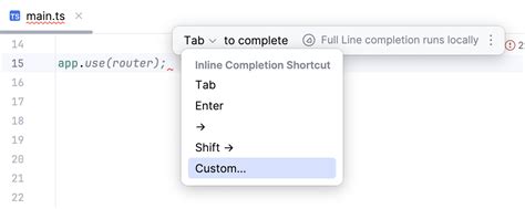 Full Line Code Completion Webstorm Documentation