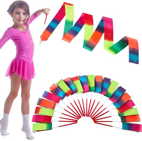 Joyin 20 Pcs Ribbon Dancing Wands Party Favors Set Dance