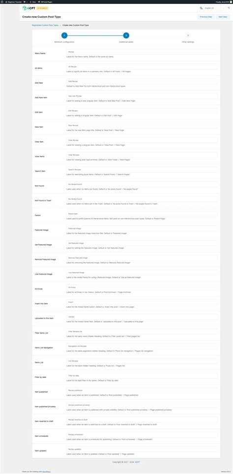How To Create Custom Post Type Using Acpt