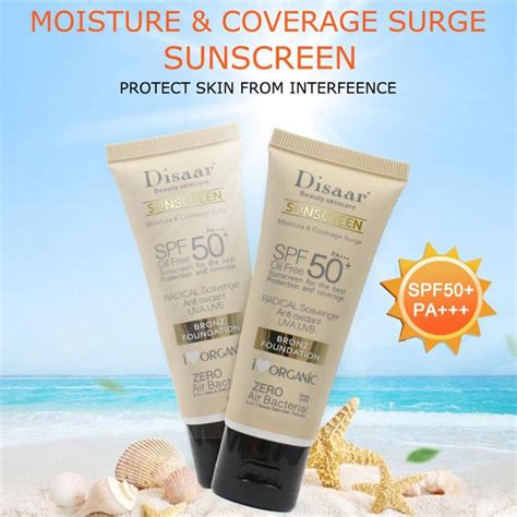 Disaar Sunscreen Bronz Foundation SPF50