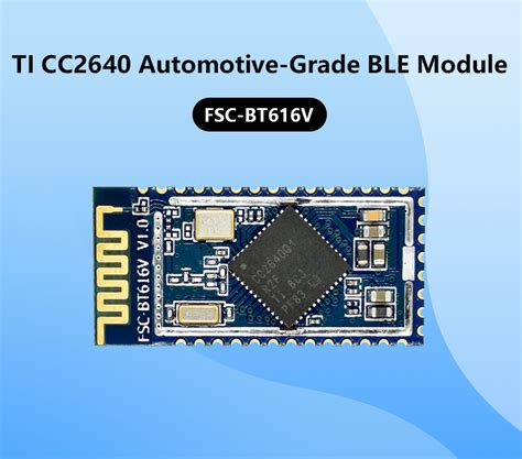AEC Q100 เกรดยานยนต UART ไรสายรบสงสญญาณ Bluetooth โมดล ผผลตและ