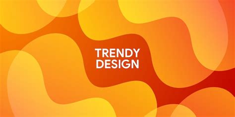 Premium Vector Abstract Modern Colorful Gradient Orange Yellow Curve Background
