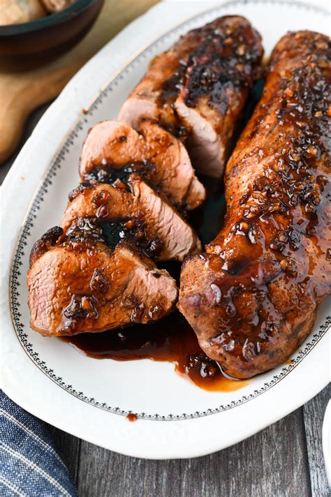 Maple Glazed Pork Tenderloin Mia Kouppa Greek Recipes Etc