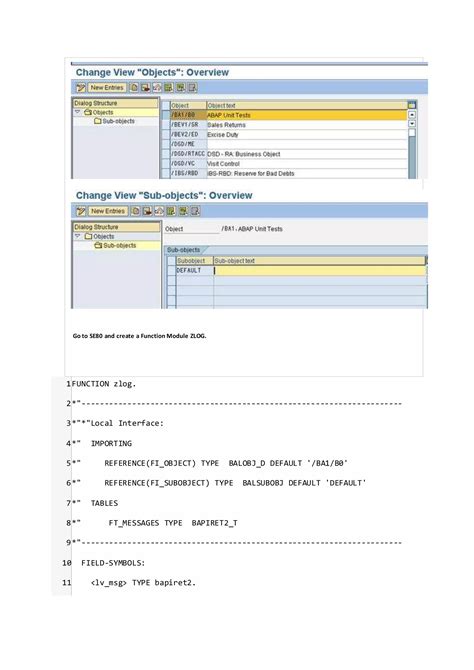 sap application log pdf