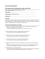 Access Lab Aw Pdf Assessment Worksheet Encrypting And Decrypting Web Traffic With Https