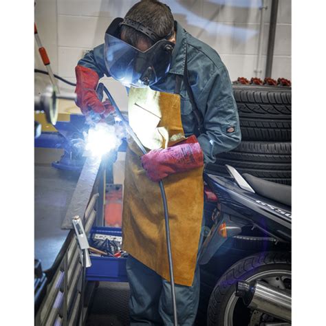 Heavy Duty Leather Welding Apron Ssp146 Bodyshop Solutions