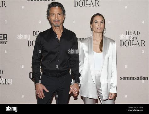 Los Angeles Usa 28th Sep 2022 L R Benjamin Bratt And Talisa Soto