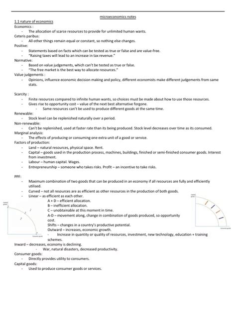 Full Alevel Economics A Edexcel Notes Stuvia Uk