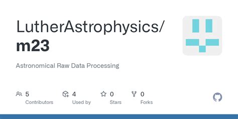 Github Lutherastrophysicsm23 Astronomical Raw Data Processing