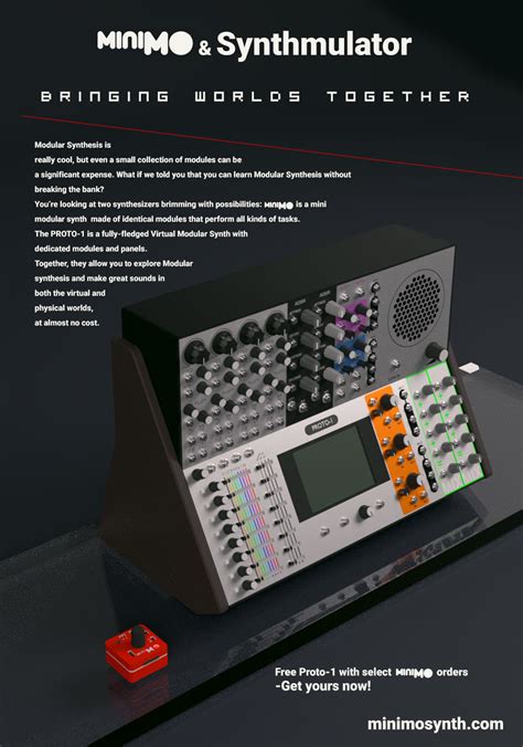 Promo Get A FREE Synthmulator Virtual Synth With Your MiniMO Pack MiniMO