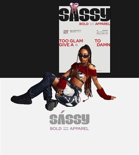 Sassy Brand Identitylogo DesignЛОГОТИПapparel Behance