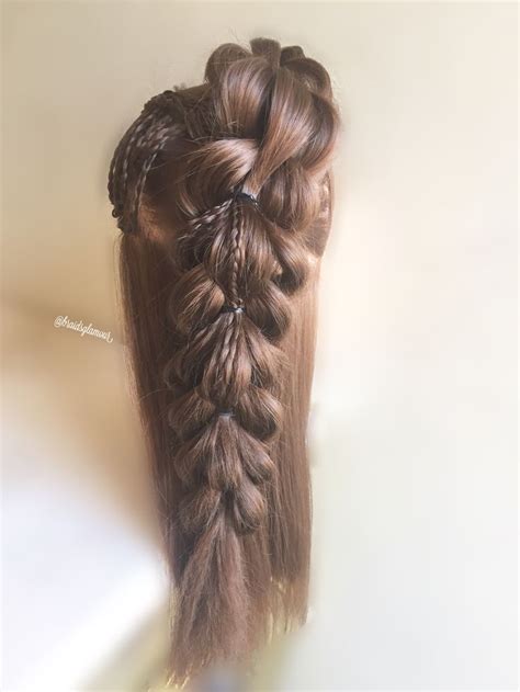 Two Three Strand Pull Through Braid