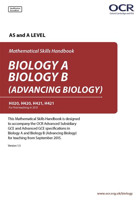 A Level Biology Past Paper Questions With Graphs — Online A Level