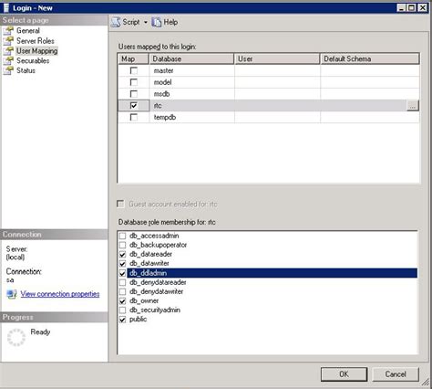 Configuring Microsoft Sql Server