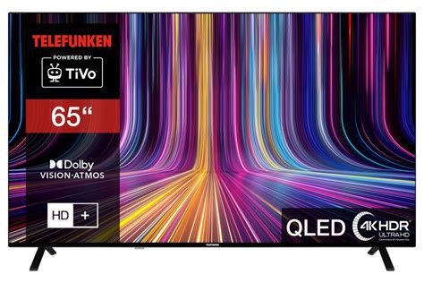Telefunken QU65TO750S QLED-Fernseher (164 cm/65 Zoll, 4K Ultra HD ...