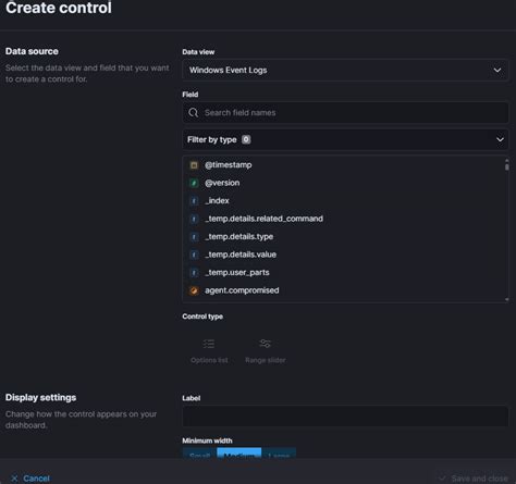 Controls Pre Filtering Kibana Discuss The Elastic Stack
