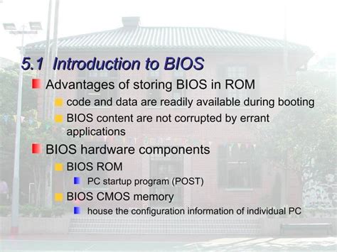 Introduction Of Basic Input Output System Ppt