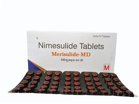 Nimesulide Tablets 100mg 200mg At ₹ 289 Box In Panchkula Id 2851696303933