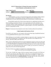 Lab Linear Kinematics Fall Docx EXSC Biomechanics Of Human Movement