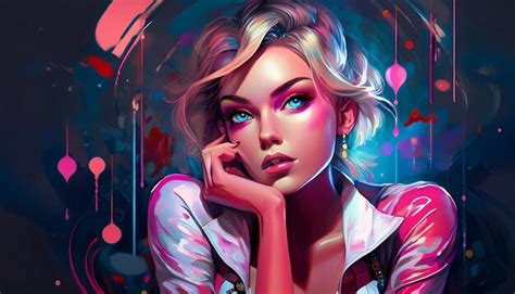 Beautiful Young Bored Woman Ai Generated Premium Ai Generated Image