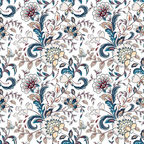 Premium Vector Rococo Seamless Pattern