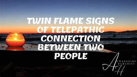 Twin Flame Signs Of Telepathic Connection Between Two People Youtube
