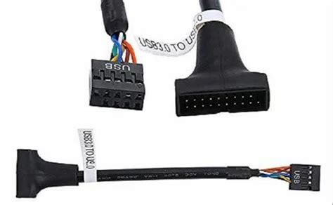 MakWorld Pin USB Male To USB Pin Female Motherboard Cable Adapter Line Converter At