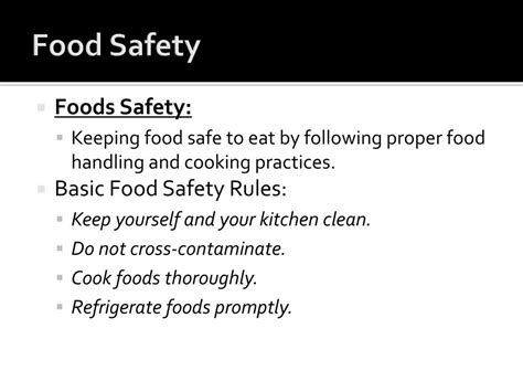 food borne illness and kitchen cleanliness and sanitation ppt download