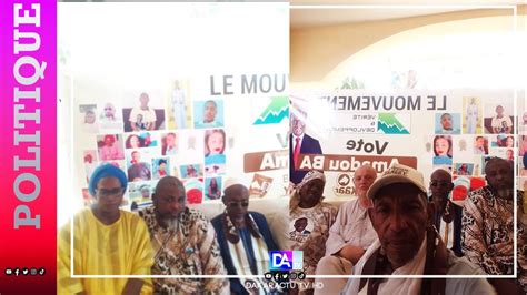 Le Candidat Amadou Bâ Enregistre Un Nouveau Soutien Le Mouvemen R