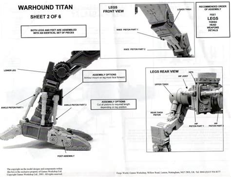 Mars Pattern Warhound Titan Forgeworld Reupload R Warhammerinstructions