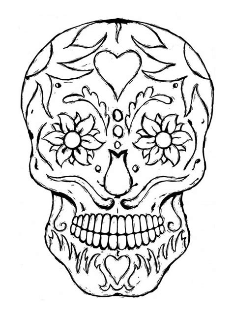 簡単な絵で、ぬりえをしたり、絵を描きましょう。 骸骨。 23