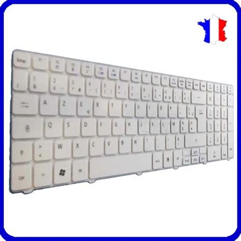 CLAVIER FRANÇAIS ORIGINAL Azerty pour eMachine emachines E732 Blanc