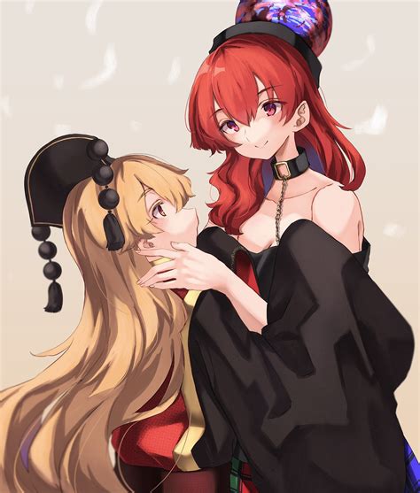 Junko And Hecatia Lapislazuli Touhou Drawn By Neold Danbooru