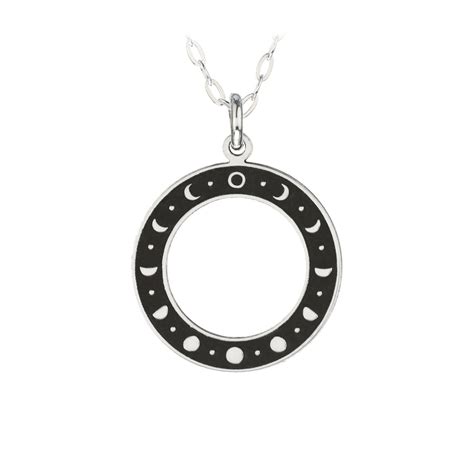 Solar Eclipse Cut Out Round Necklace The Bearded Jeweler Wholesale