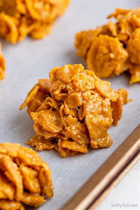 Cornflake Cookies {easy No Bake Recipe } Belly Full