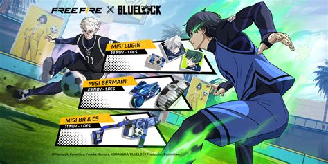 Kolaborasi Free Fire Dan Blue Lock Hadirkan Bundle Bertema Isagi Yoichi