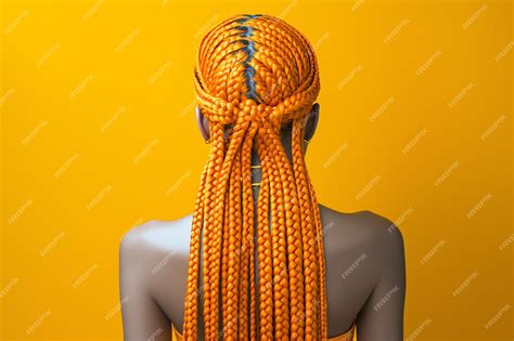 Premium Photo Beautiful Box Braids Hair Style