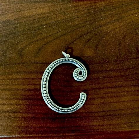 James Avery Jewelry James Avery Retired Beaded Initial C Pendent