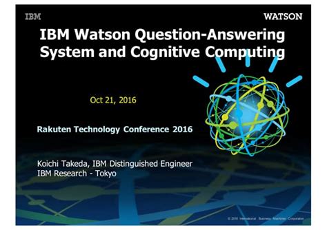 Ibm Watson Question Answering System And Cognitive Computing Pdf