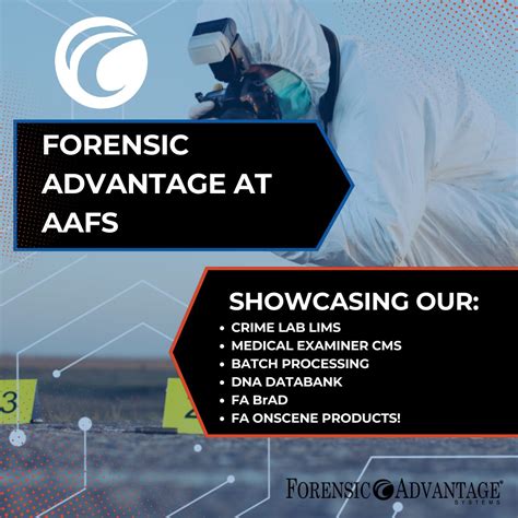 forensicadvantage aafs2025 forensiclab forensicscience forensic