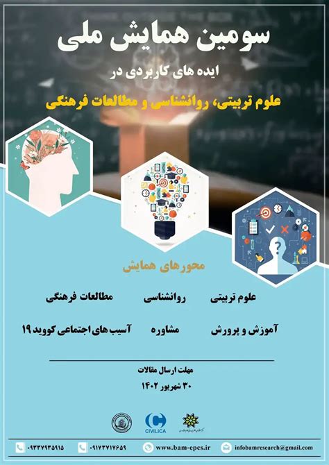 سومین همایش ملی ایده های کاربردی در علوم تربیتی، روانشناسی و مطالعات فرهنگی