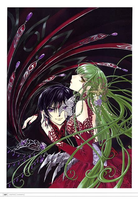 Especial Scans Do Artbook Code Geass Mutuality Da Clamp Magma Blog