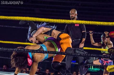 Zalaphoto Wrestling Photography Marti Belle Headscissors Takedown On