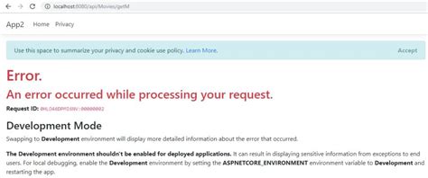 What Does An Exception Occurred While Processing Your Request