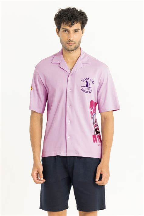 Buy Mens Shark Fin Lavender Shirt Online Snitch