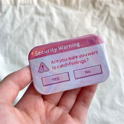Windows Error Badge Aesthetic Windows Xp Pop Up Original Etsy