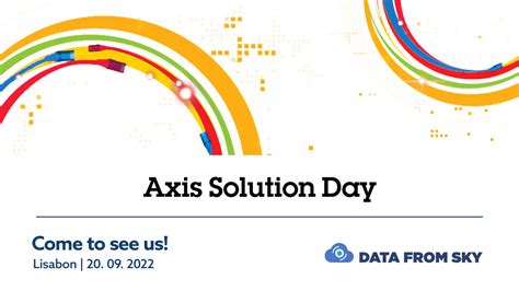 Datafromsky At Axis Solution Day In Lisbon Datafromsky